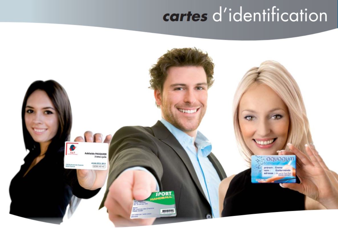 Cartes d'identification - etiquettes autocollantes - imprimerie ETIQUETTOO